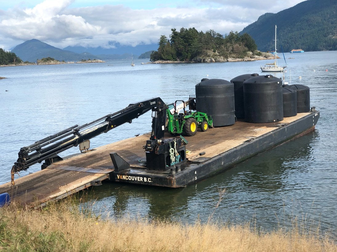 Pasley Island Tank Delivery – BARR Plastics