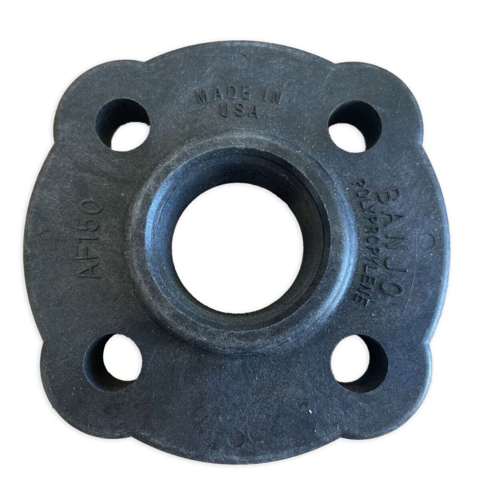 1-½" Polypropylene ANSI Threaded Female Flange Fitting | AF150 | BARR – BARR Plastics
