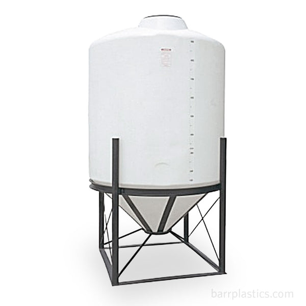 1000 Gallon 45 Degree Plastic Cone Bottom Tank | CB1000-64 – BARR Plastics