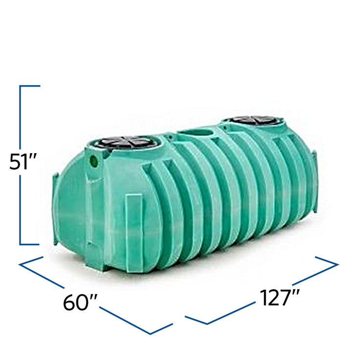 1000 Gallon One Compartment Septic Tank, G&T | 42405 | BARR Plastics