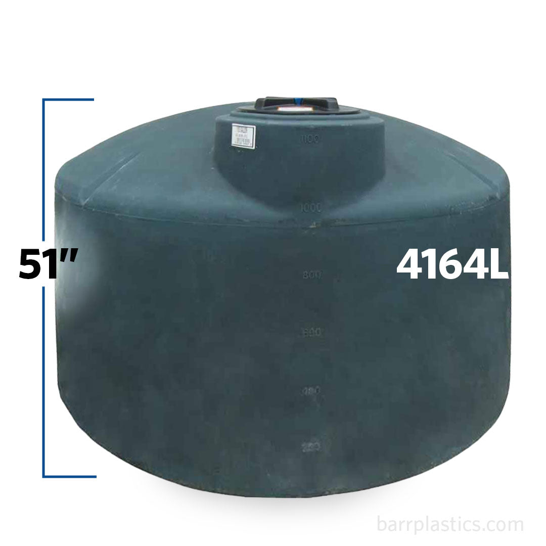 1100 Gallon Plastic Vertical Water Storage Tank with 2" Fitting | 40865 ...