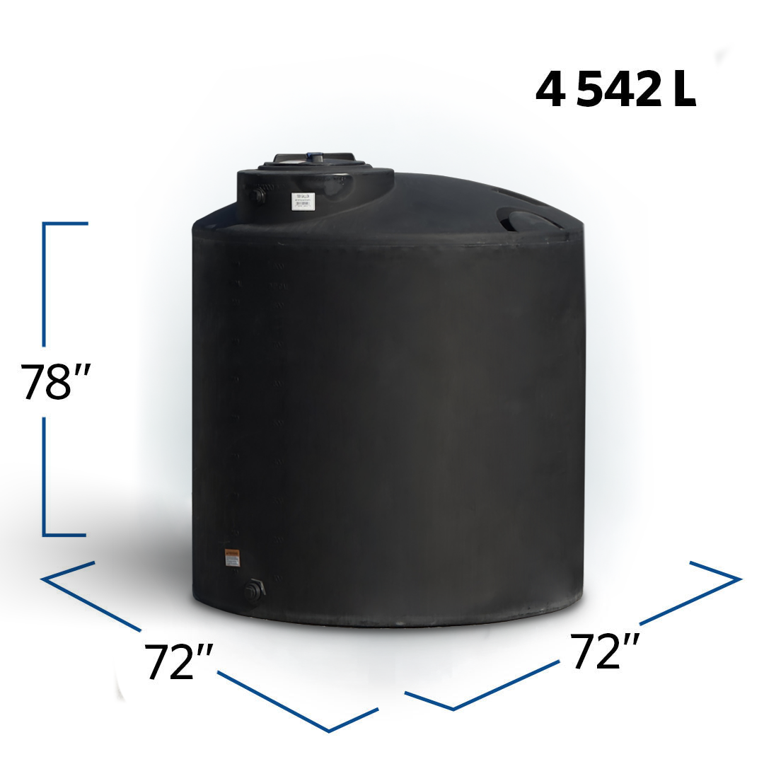 1200 Gallons Plastic Vertical Water Storage Tank | 44519 | BARR Plastics
