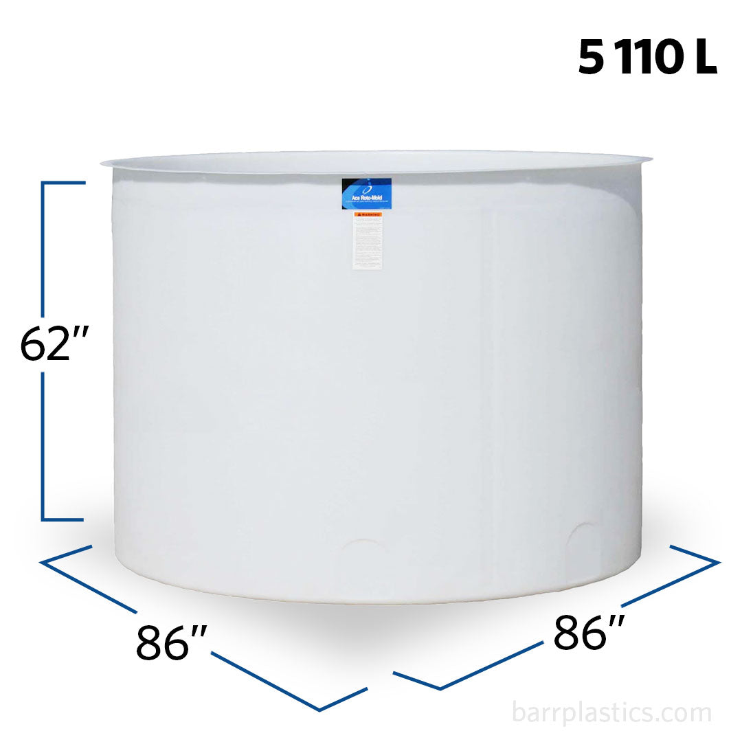 1350 USG OPEN-TOP TANK | OP1350-86| BARR Plastics