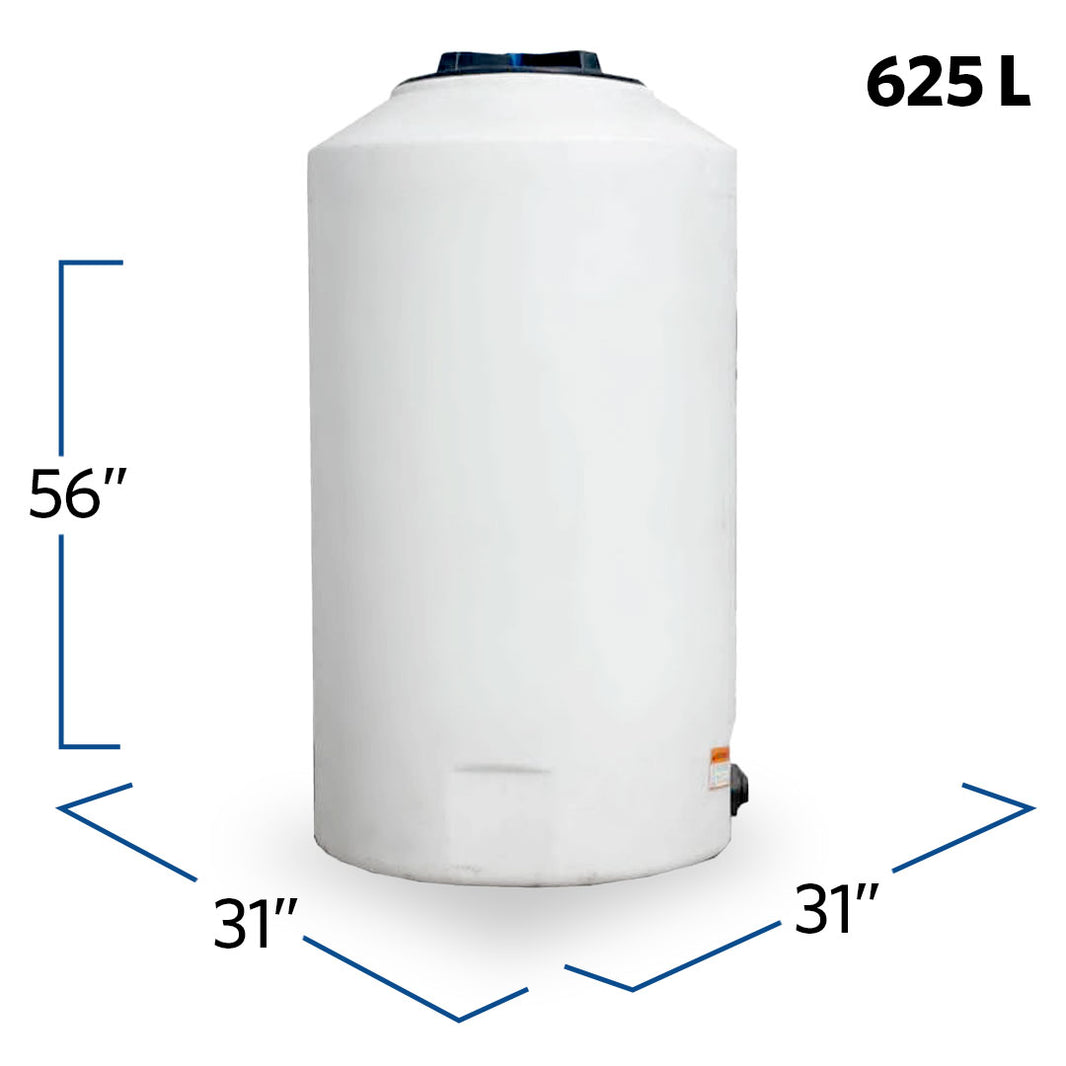 Dome-Top Vertical Storage Tanks at BARR Plastics