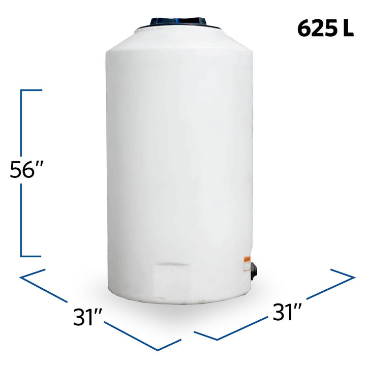 Dome-Top Vertical Storage Tanks at BARR Plastics