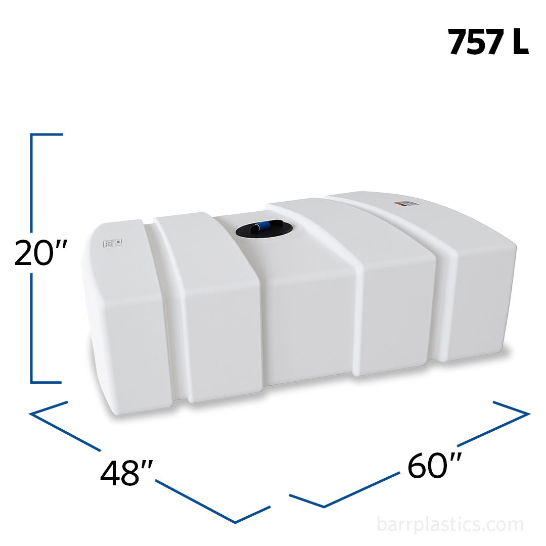 200 Gallon Low-Profile Tank without Fitting | 45316 | BARR Plastics