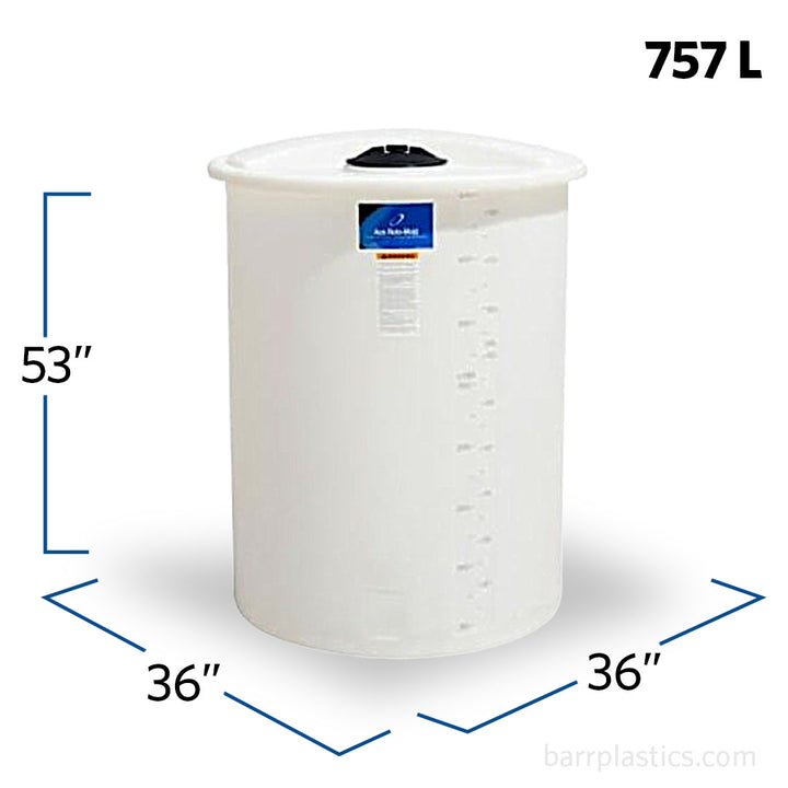 Flat Top Vertical Storage Tanks - Durable Liquid Solutions | BARR Plastics