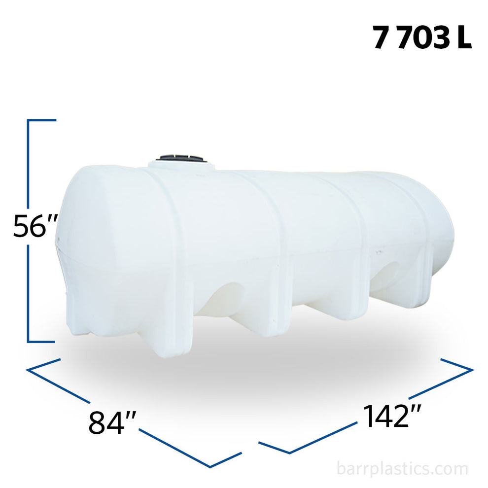 2035 Gallon Horizontal Elliptical Leg Tank | 40618 | BARR Plastics