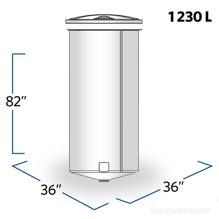 Open Top Cone Bottom Tanks | Durable Solutions at BARR Plastics