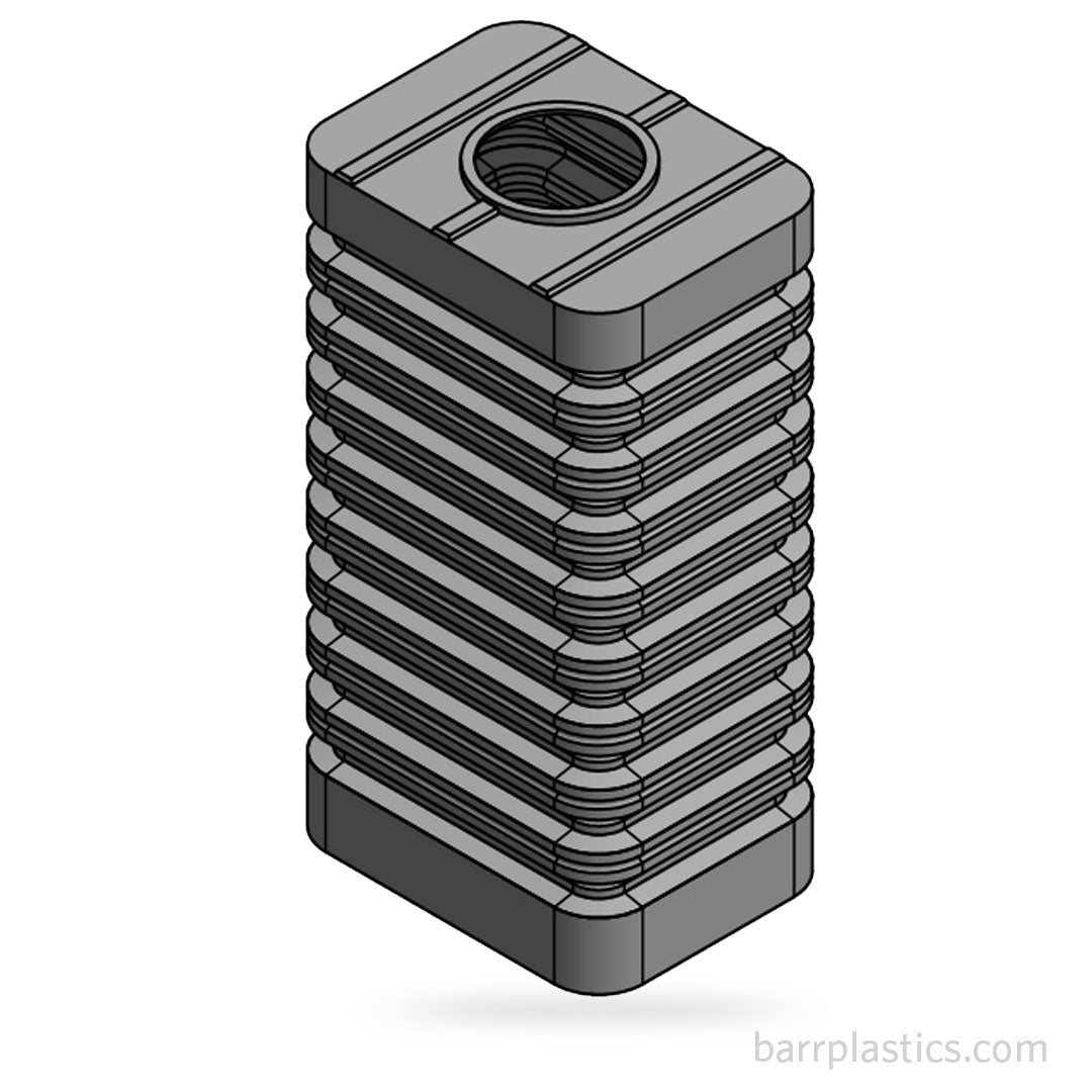 330 Gallons Vertical Ribbed Storage | 41190 | BARR Plastics