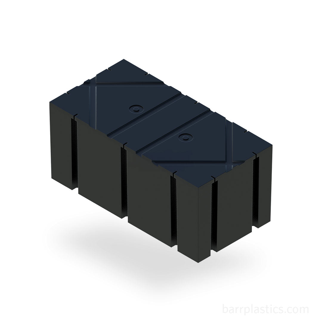 36" X 72" X 32" Dock Float | BD3672-32 | BARR Plastics