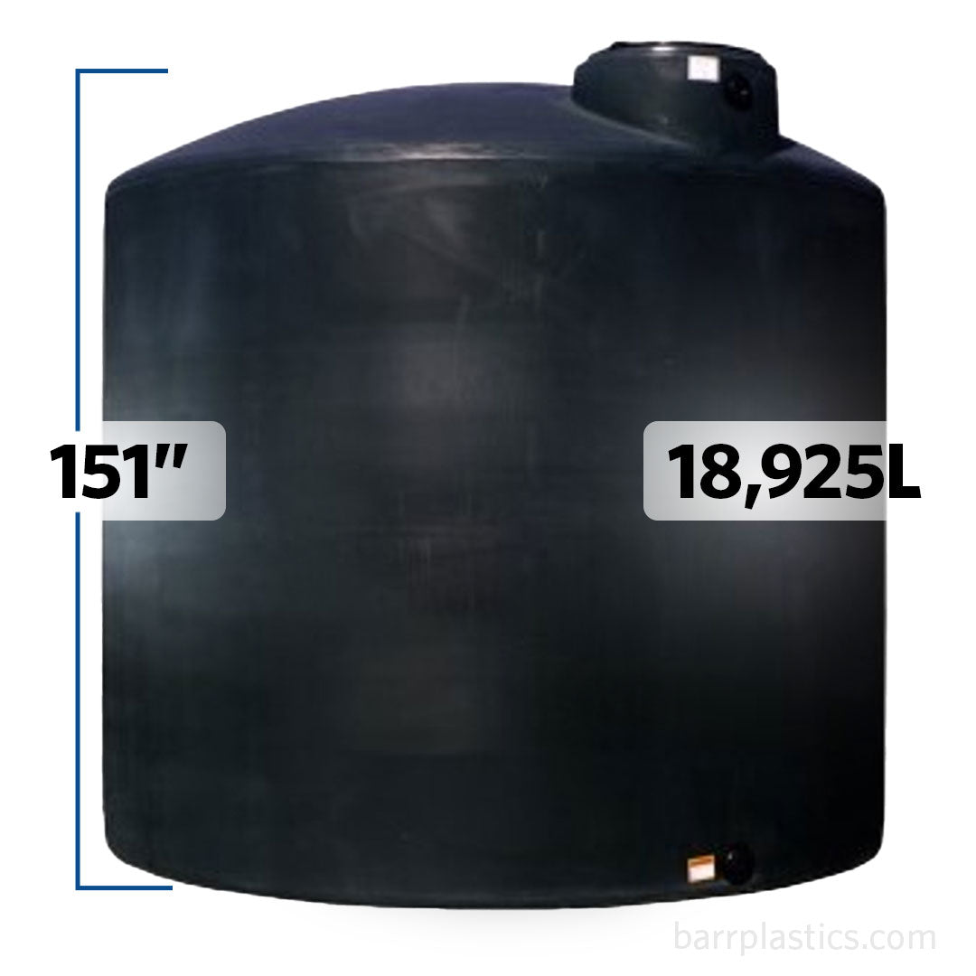 5000 Gallon Plastic Vertical Water Storage Tank | 40641 | BARR Plastics
