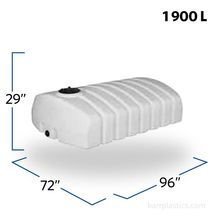 Aboveground Low Profile Water Holding & Hauling Tanks – BARR Plastics