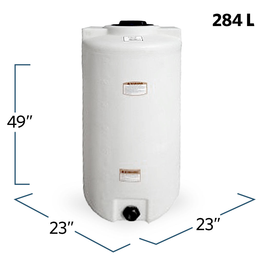75 Gallon Plastic Vertical Liquid Storage Tank | 41863 | BARR Plastics