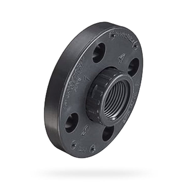 8" SCH80 PVC Van Stone Flange Socket | 854-080 | BARR Plastics