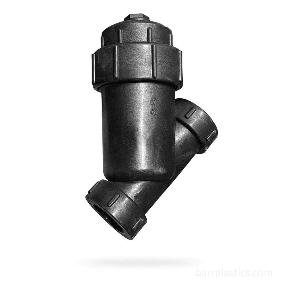 1-1/2" Polypropylene Y-Line Strainer | 64307 | BARR Plastics