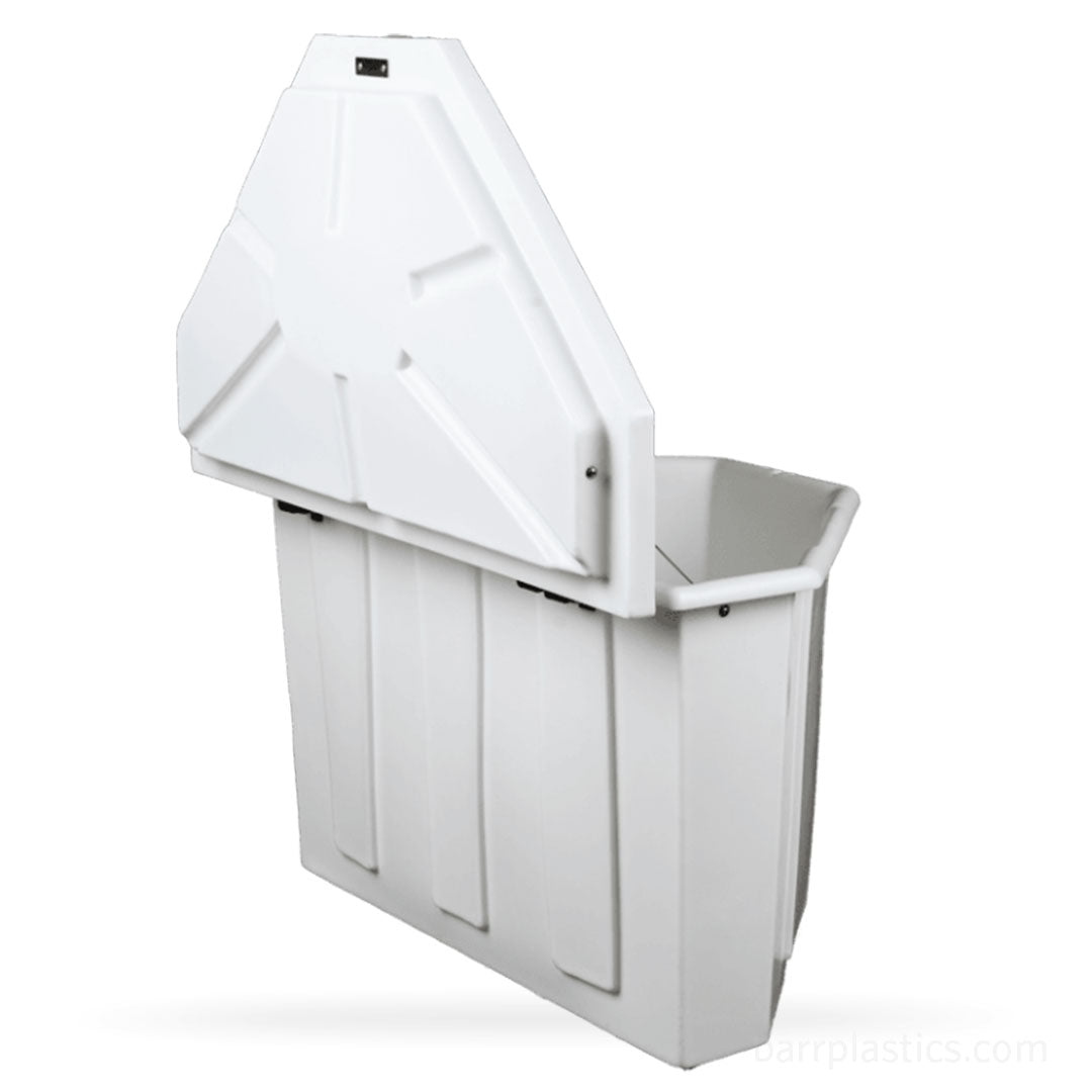 Small Triangular Polyethylene Dock Box | TR8000 | BARR Plastics