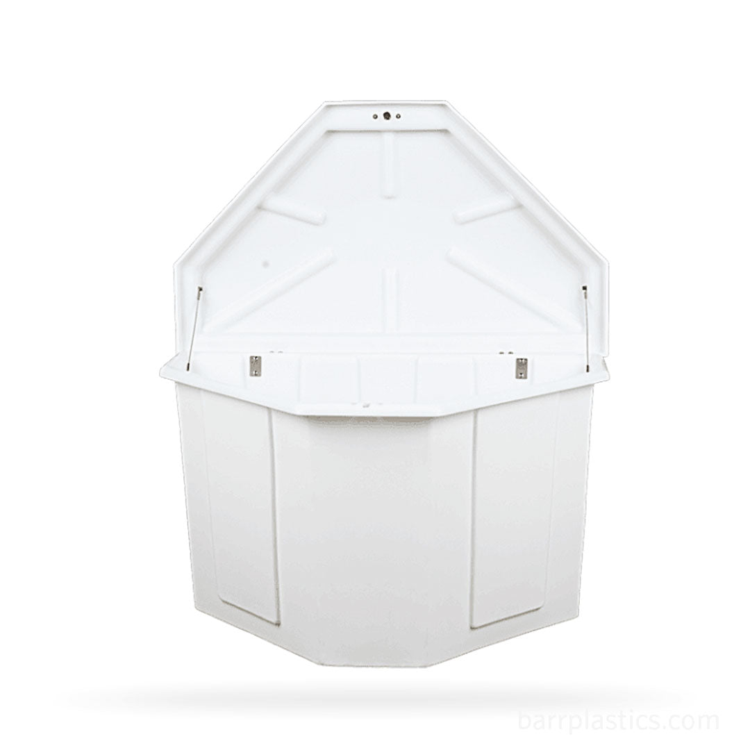 Small Triangular Polyethylene Dock Box | TR8000 | BARR Plastics