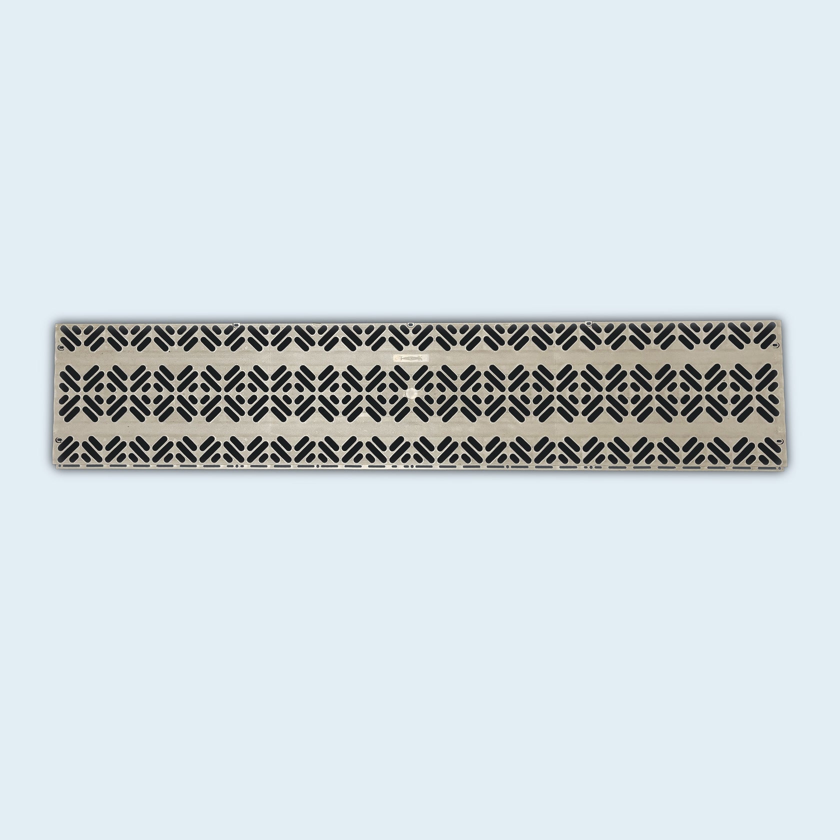 Titan Reinforced Deck Poly Decking Panel Grey X Series 59.875"L x 12"W ...