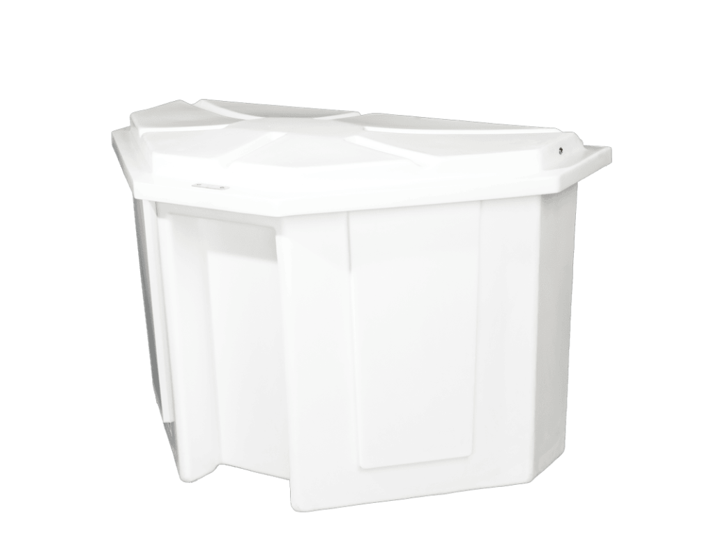 Medium Triangular Polyethylene Dock Box | TR8004 – BARR Plastics