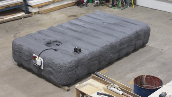 1000 Gallon Heated & Insulated Holding Sprayfoamed Tank | HIHT1000-SPR ...