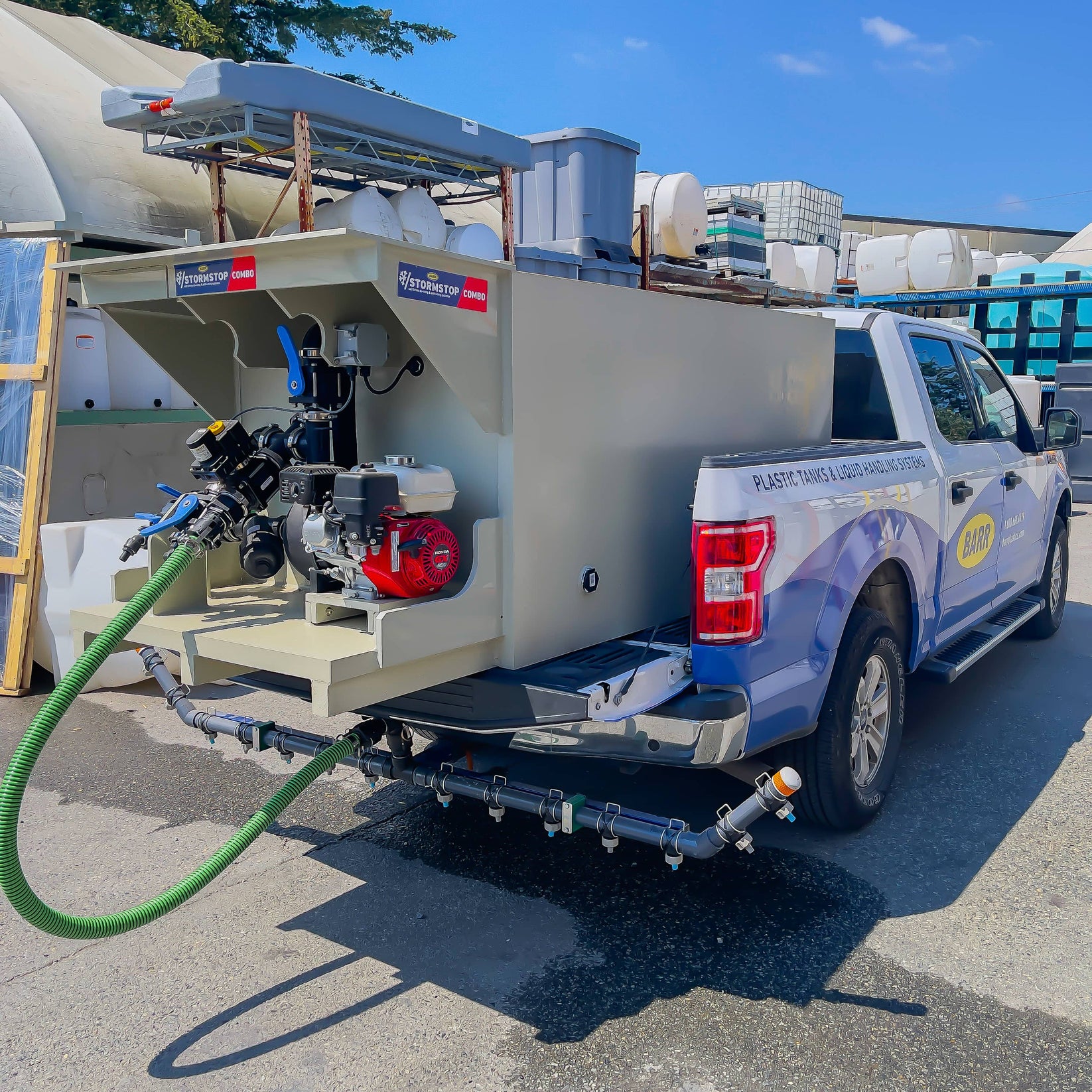 Low Profile Brine Maker and Sprayer | BARR Plastics