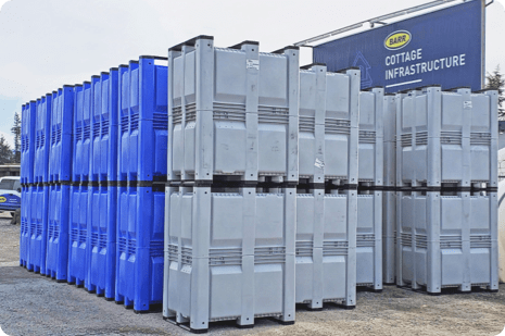 Materials Handling Totes, Bins & Containers – BARR Plastics